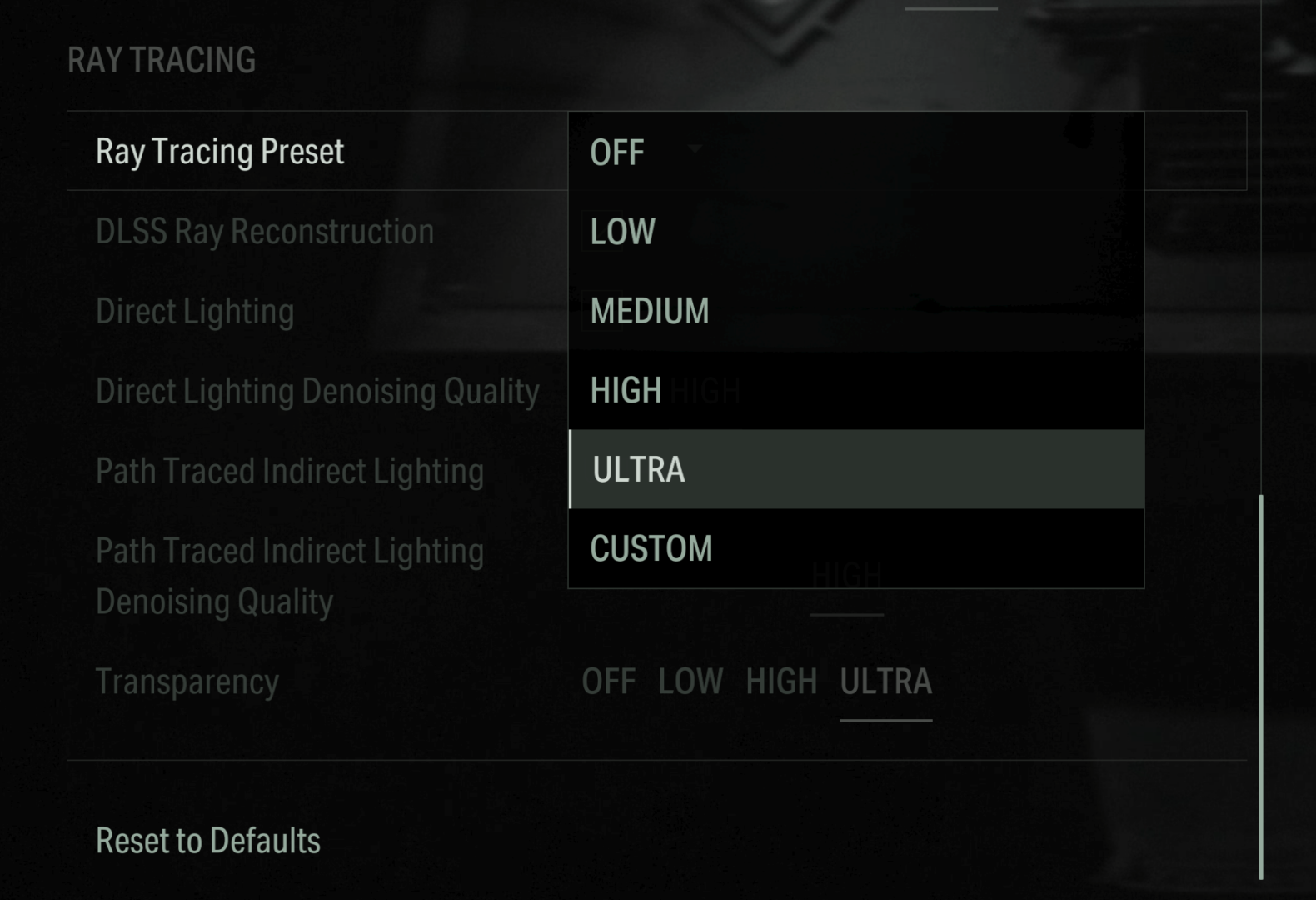 DLSS 4 with Multi Frame Generation, RTX Mega Geometry, Ultra Quality ...